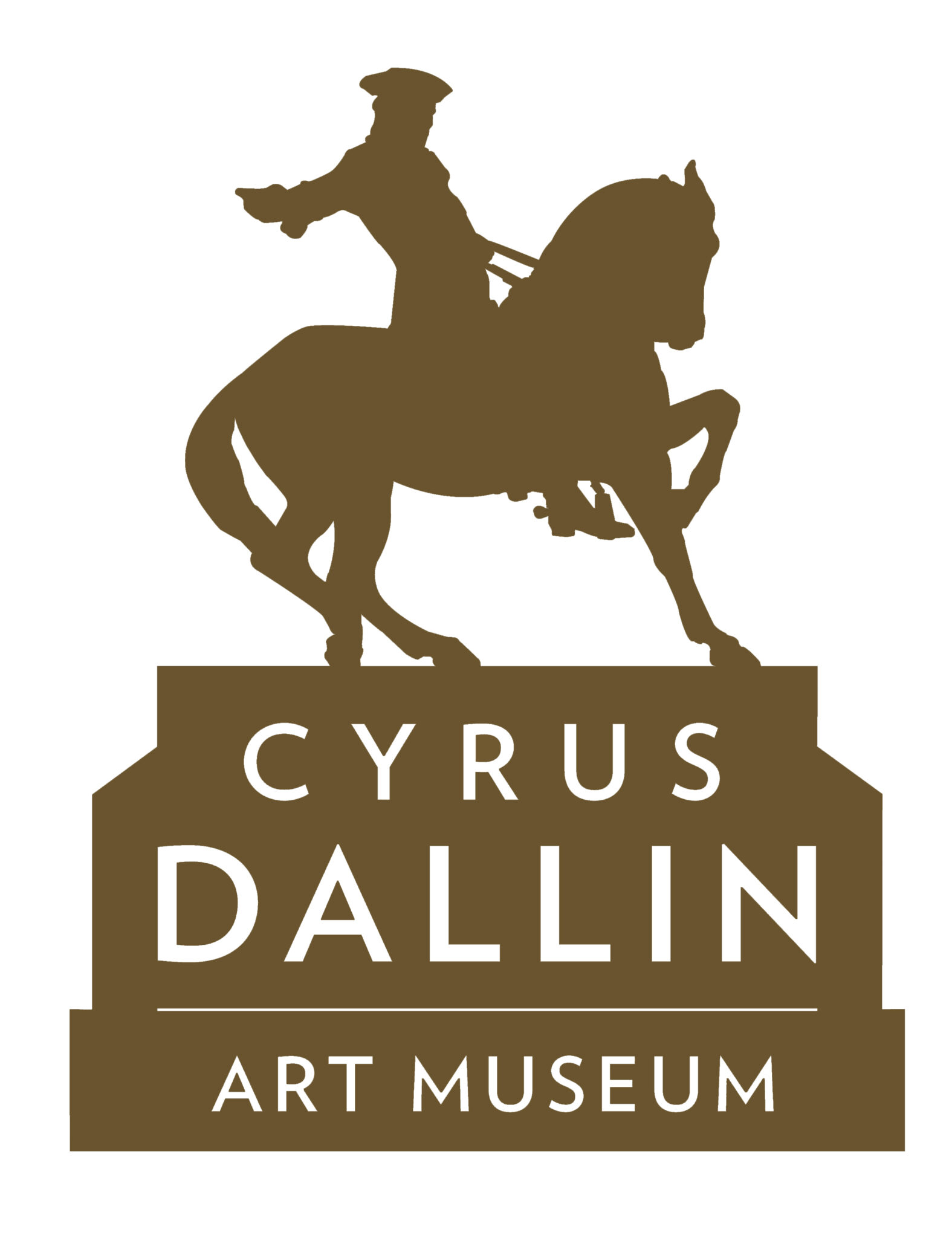 CyrusD_final logo-brown – Cyrus Dallin Art Museum